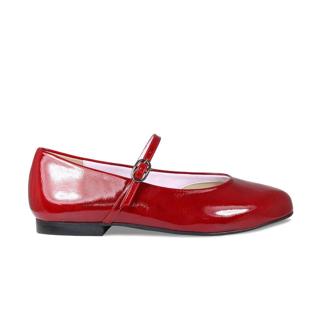 London: Deep Red Patent – Shoes For Fallen Arches | Sole Bliss