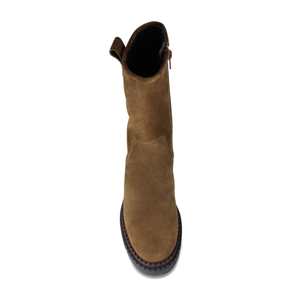 Stella: Tan Suede - Suede Boots for Bunions | Sole Bliss